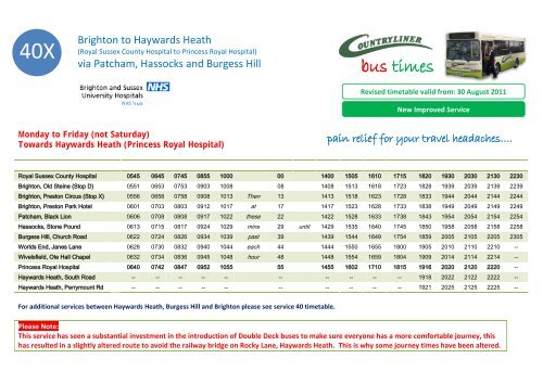 bus times - Journey On