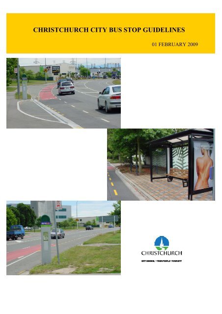 Christchurch City Bus Stop Guidelines - 1 February 2009 - Bus Priority