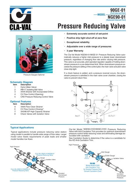 Datasheet - Cla-Val UK