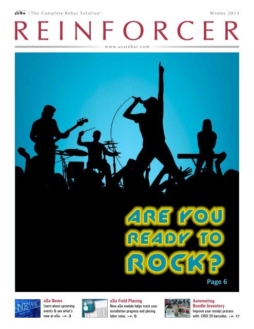 Reinforcer Newsletter - aSa Rebar Software