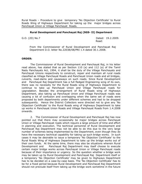 Procedure To Give Temporary No Objection Certificate Tnrd gov in procedure-to-give-temporary-no-objection-certificate-tnrd-gov-in