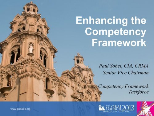 Competency Framework - Global Institute of Internal Auditors