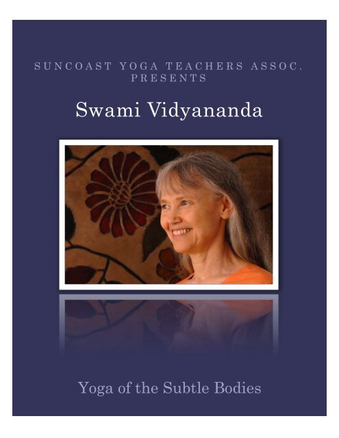 Swami Vidyananda - Suncoast Yoga Teachers Association