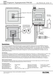Bedienungsanleitung - Elcom