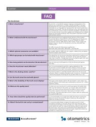 AURICAL FreeFit Datasheet - GN Otometrics