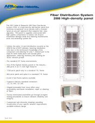(FDP) Indoor Wall Mount Panel – 144 Port - Clearfield