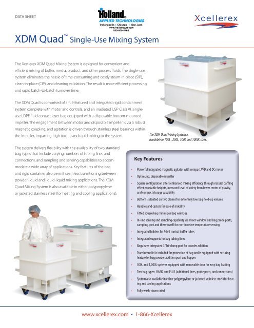 XDM Quad Data Sheet DRAFT-1-05-08.indd - Holland Applied ...