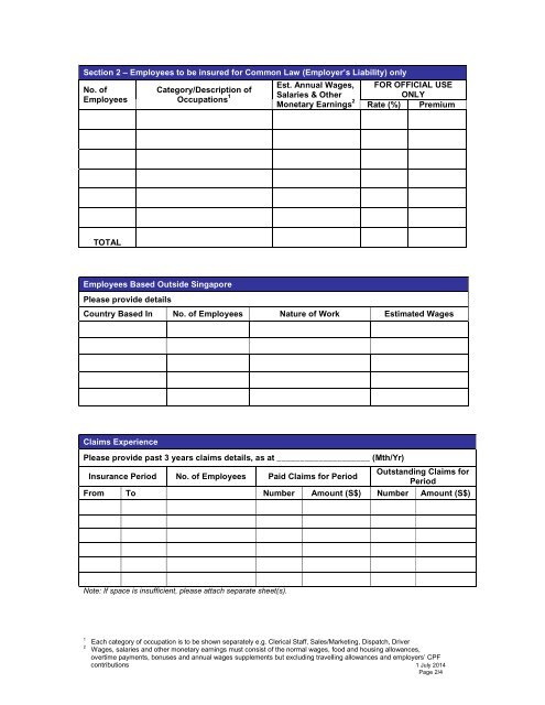 Section 2 – Employees t