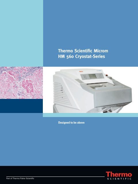 Thermo Scientific Microm HM 560 Cryostat-Series - Cellab