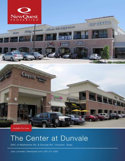The Center at Dunvale - NewQuest Properties