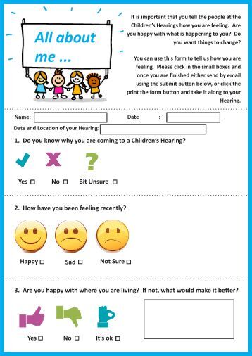 All about me - support for childminders