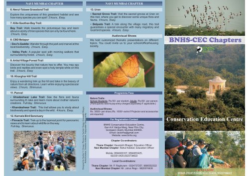 BNHS-CEC Chapters - Bombay Natural History Society