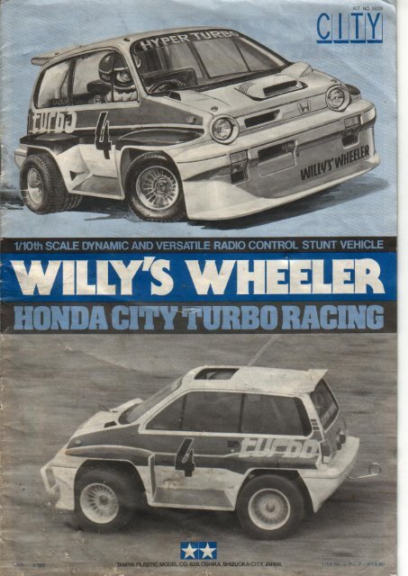 Tamiya Willys Wheeler Manual - Wheelsacademy.info
