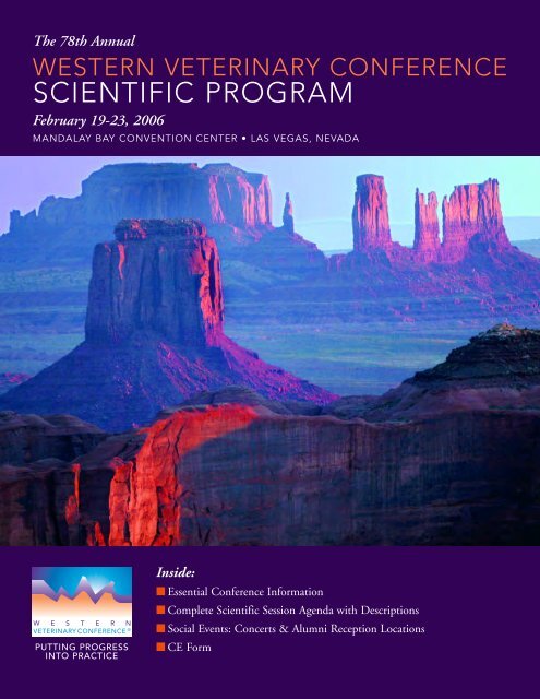WVC 2006 Program Text - Western Veterinary Conference