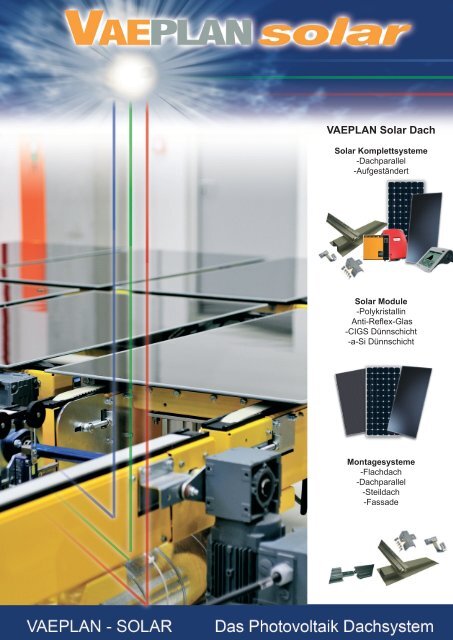 VAEPLAN Solar Dach