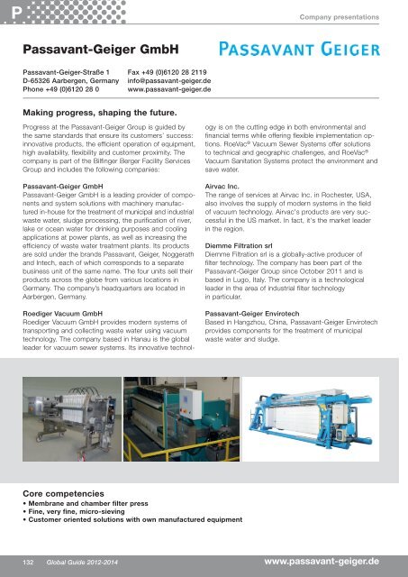 Passavant-Geiger Gmbh