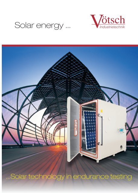 Brochure VIT Solar (E) - Vötsch Industrietechnik