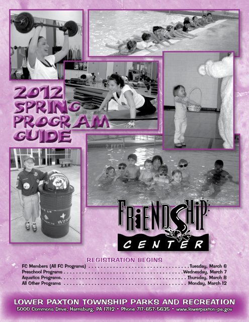 2012 Spring Program Guide 2012 Spring Program Guide