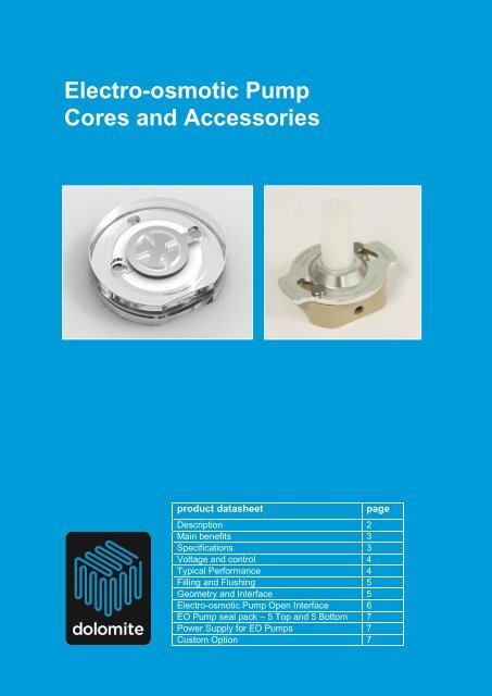 datasheet - Dolomite Microfluidics