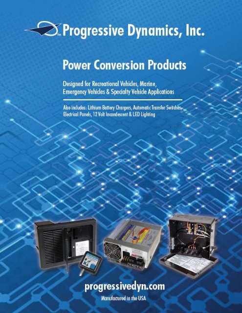 Download Product Catalog - Progressive Dynamics, Inc.