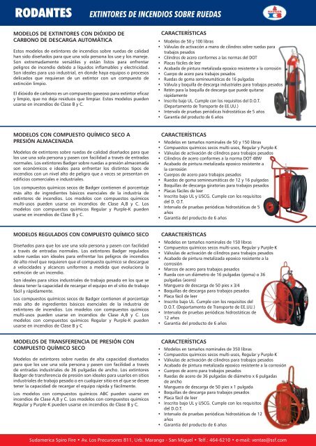 FICHAS BADGER.indd - Sudamerica Spiro Fire