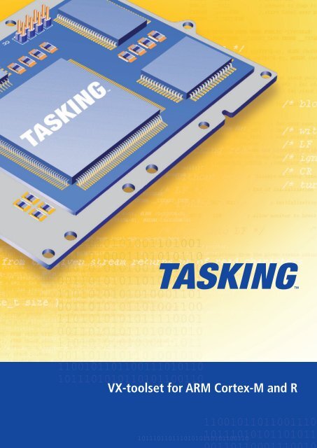 VX-toolset for ARM Cortex-M and R - Tasking