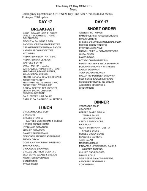 Contingency Operations (C