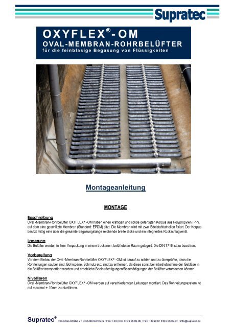 Montageanleitung OM - supratec.cc