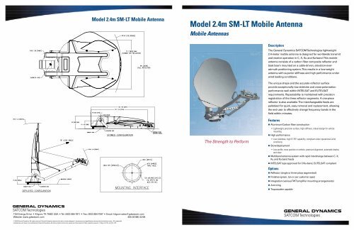 Model 2.4m SM-LT Mobile Antenna - General Dynamics SATCOM ...