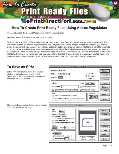 How to Create Print Ready Files using Adobe PageMaker.indd
