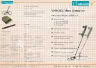 minehound vmr2 dual sensor mine detector - Vallon