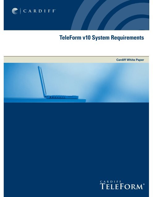 TeleForm v10 System Requirements