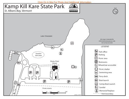 Kamp Kill Kare State Park Map & Guide (pdf) - Vermont State Parks