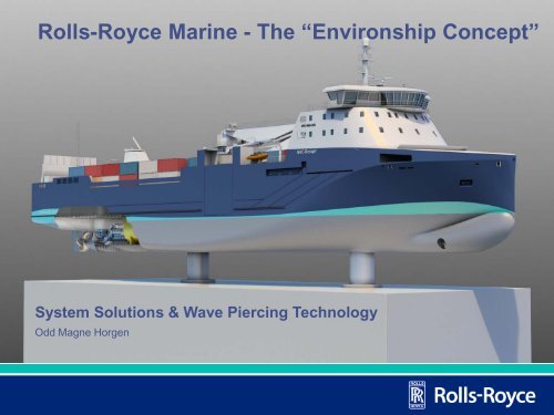 Rolls-Royce Marine - The Ã¢Â€ÂœEnvironship ConceptÃ¢Â€Â
