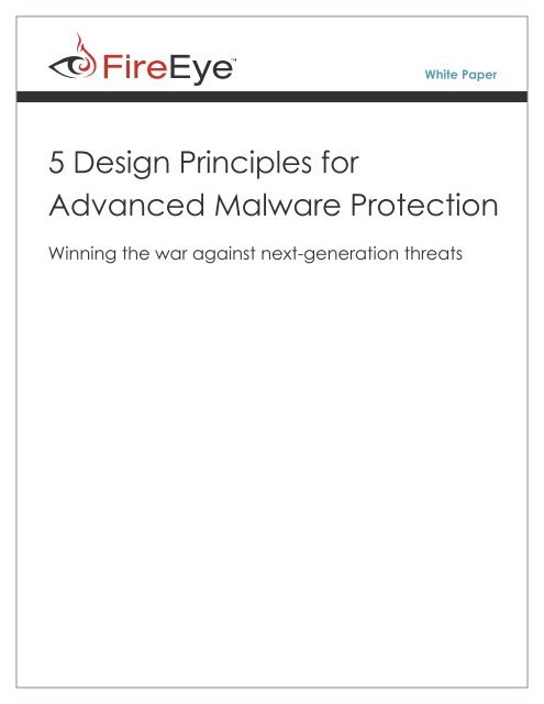 Advanced Malware Protection