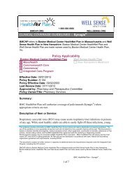 Commonwealth Care Member Guide - BMC HealthNet Plan