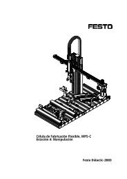 Célula de Fabricación Flexible, MPS-C Estación 5: Pulmón Festo ...