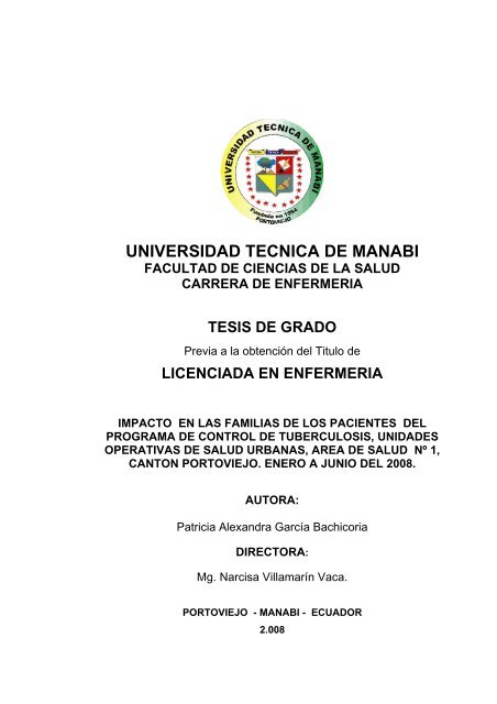 UNIVERSIDAD TECNICA DE MANABI - Repositorio UTM ...
