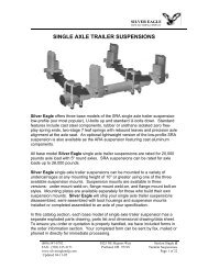Single Axle Converter Dolly - Silver Eagle Manufacturing Co.