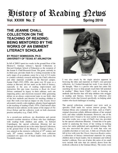 History of Reading News - History of Literacy