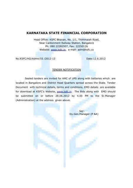 Karnataka State Financial Corporation