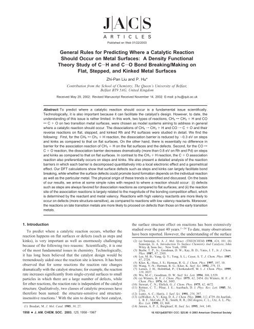 J Am Chem Soc 2003 125 14660 Pdf