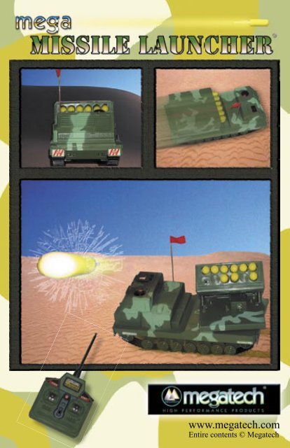 Megatech MEGA Missile Launcher - High Definition Radio Control