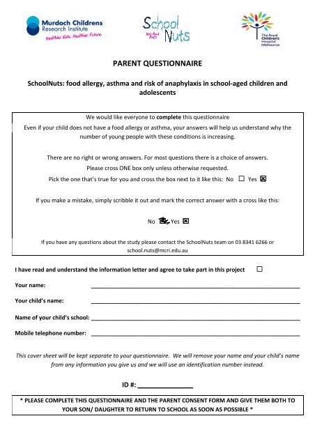 Download Parent Questionnaire