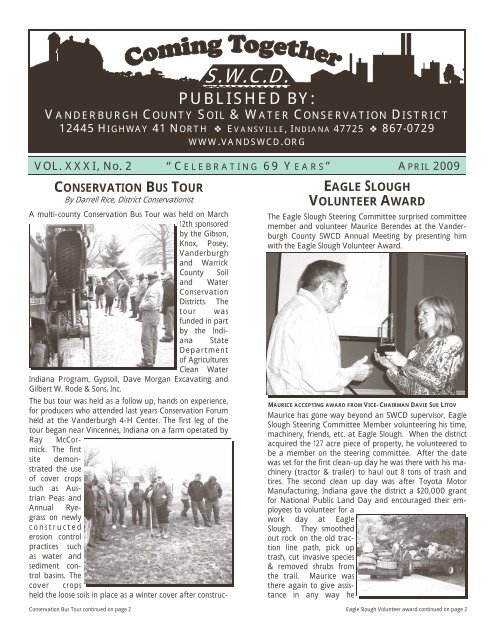 S.W.C.D. - Vanderburgh County Soil and Water Conservation District