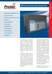 6300 Control Panel - Protec Fire Detection
