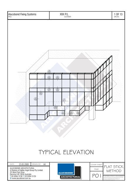 Flat Stick Method - Alucobond Architectural