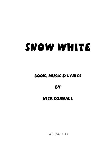 Snow White - Sample Script.pdf - Musicline