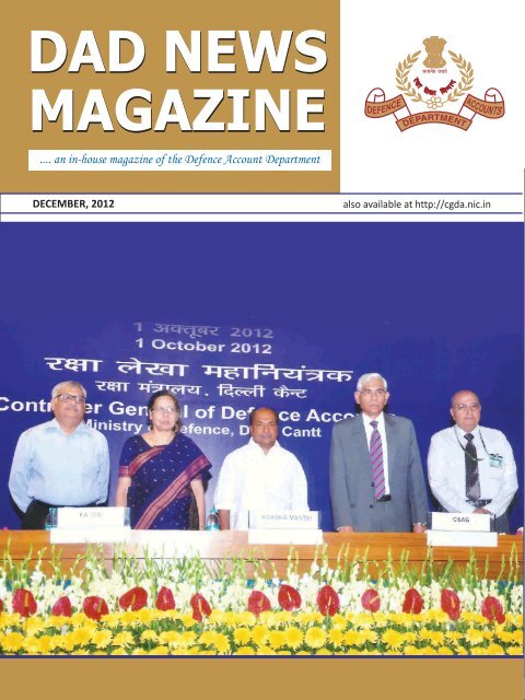 newsletter final - CGDA-Controller General of Defence Accounts