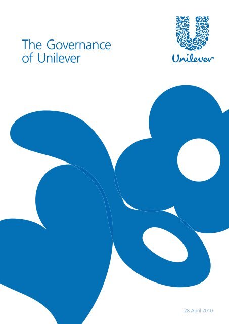 The Governance of Unilever - Unilever Global